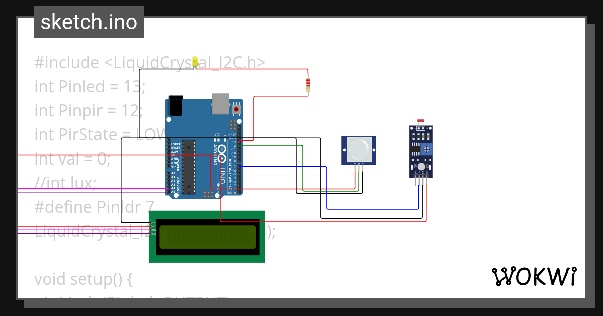 Lampu Otomatiss - Wokwi ESP32, STM32, Arduino Simulator