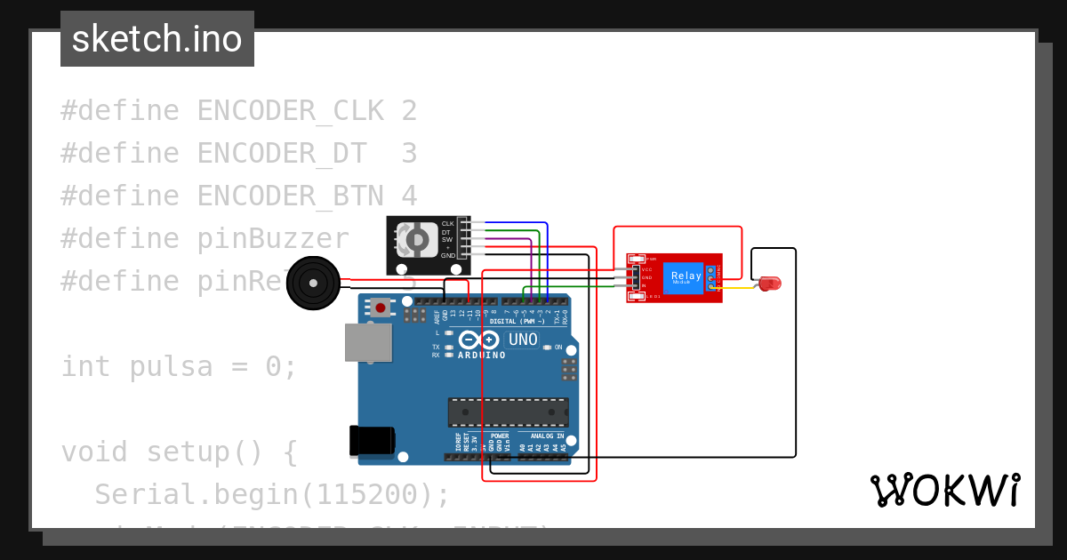 Alarm Pagar Rumah Wokwi Esp32 Stm32 Arduino Simulator