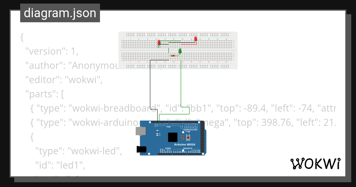 LED_work - Wokwi ESP32, STM32, Arduino Simulator