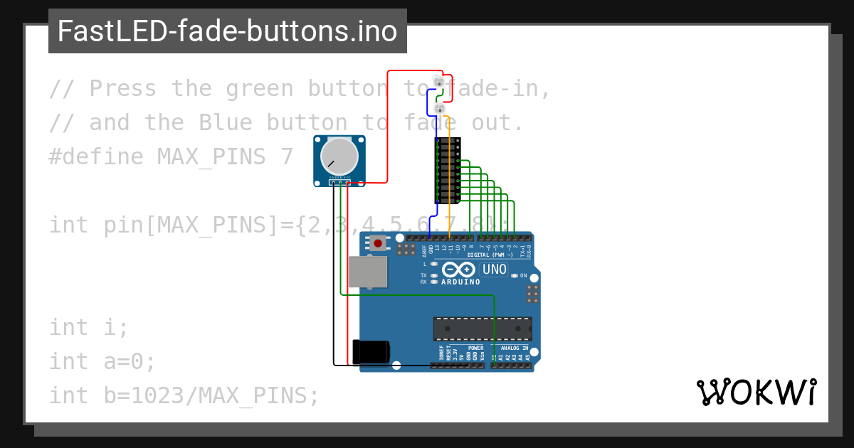 Fastled Fade O Wokwi Esp32 Stm32 Arduino Simulator