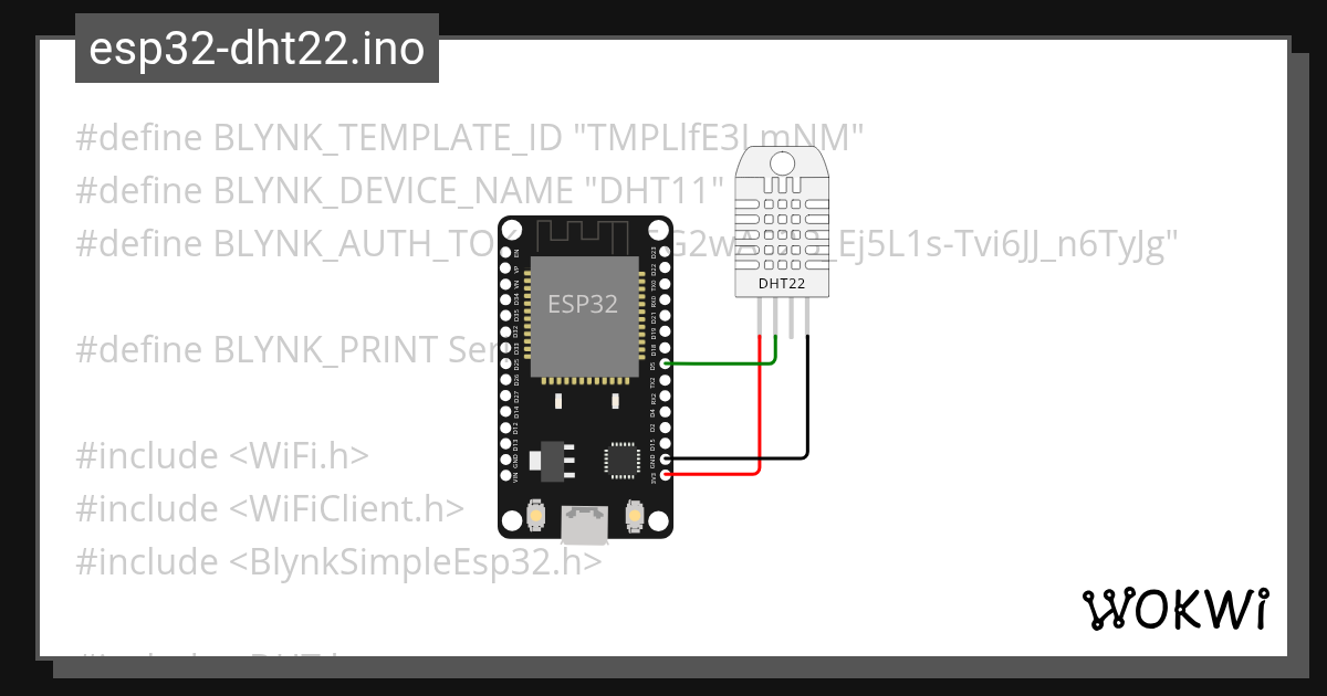 esp32-dht22.ino - Wokwi ESP32, STM32, Arduino Simulator