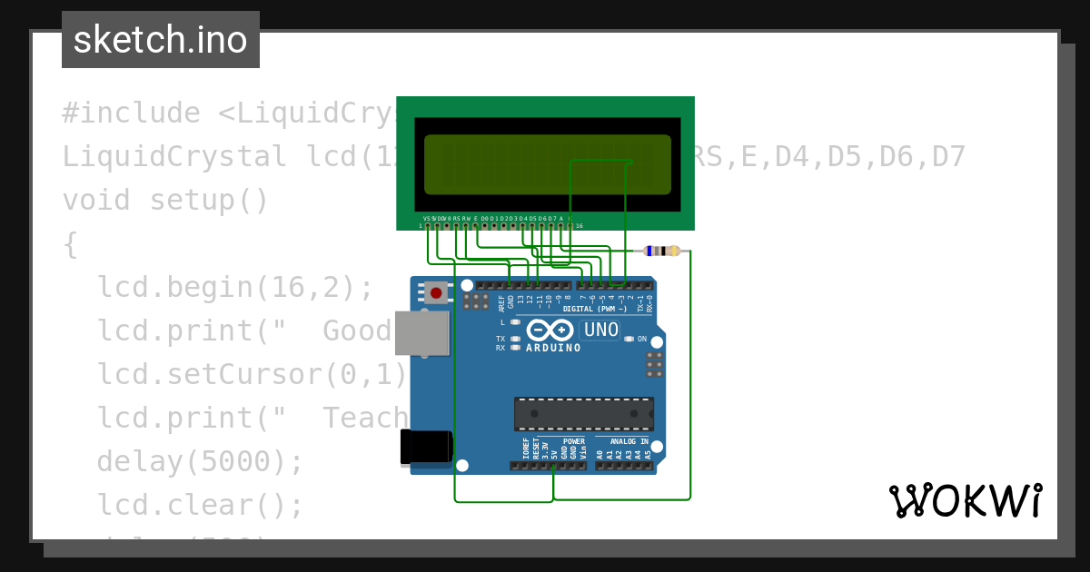 Lcd16x2 Copy Wokwi Esp32 Stm32 Arduino Simulator