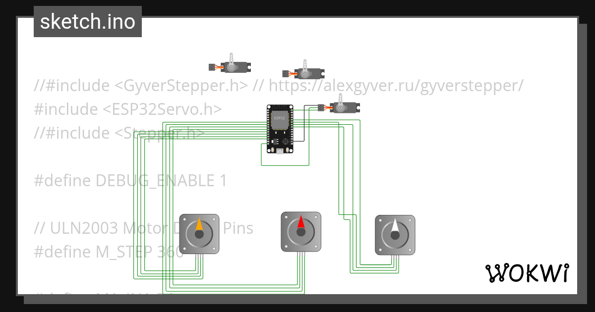 sketch.ino - Wokwi ESP32, STM32, Arduino Simulator