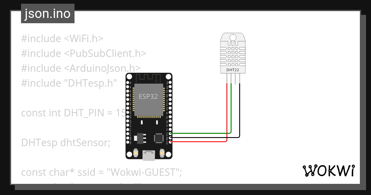 json.ino - Wokwi ESP32, STM32, Arduino Simulator