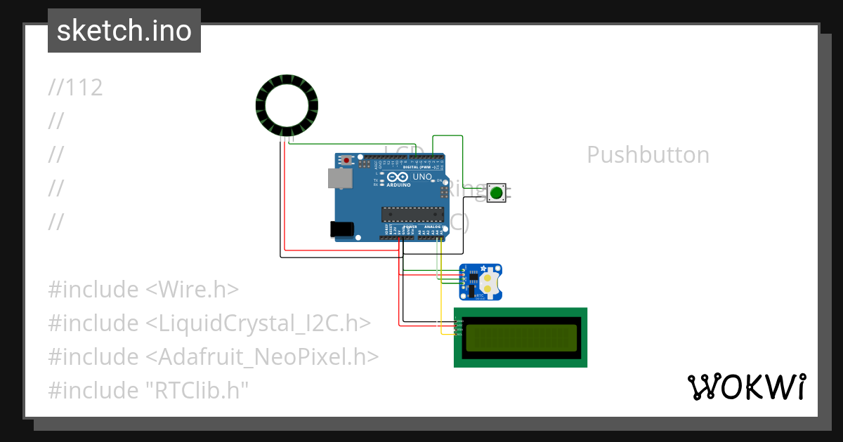 #3 RTC+I2C copy - Wokwi ESP32, STM32, Arduino Simulator