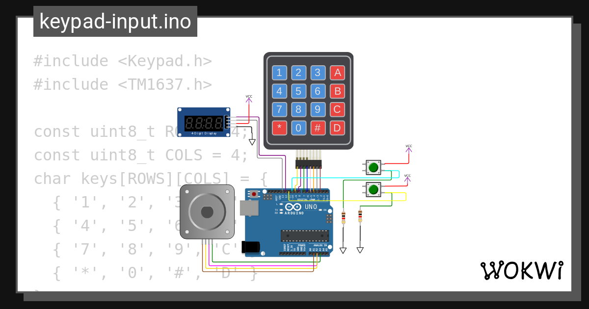 Keypad O Copy Wokwi Esp32 Stm32 Arduino Simulator 7089