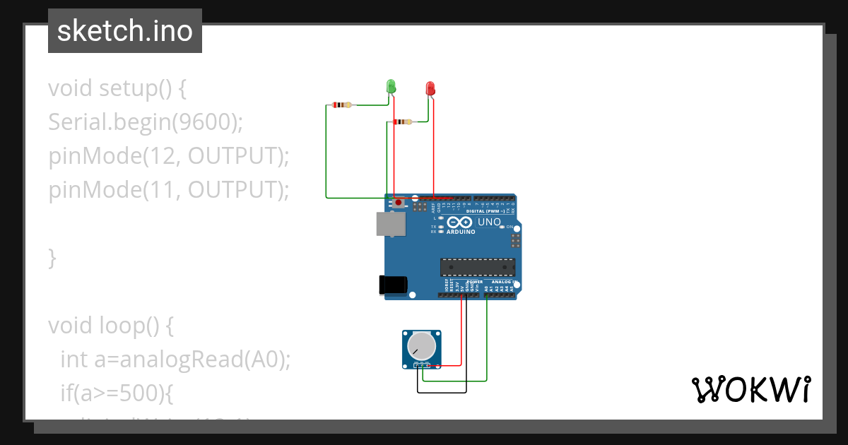ไฟแดงเขียว Wokwi Esp32 Stm32 Arduino Simulator 5800