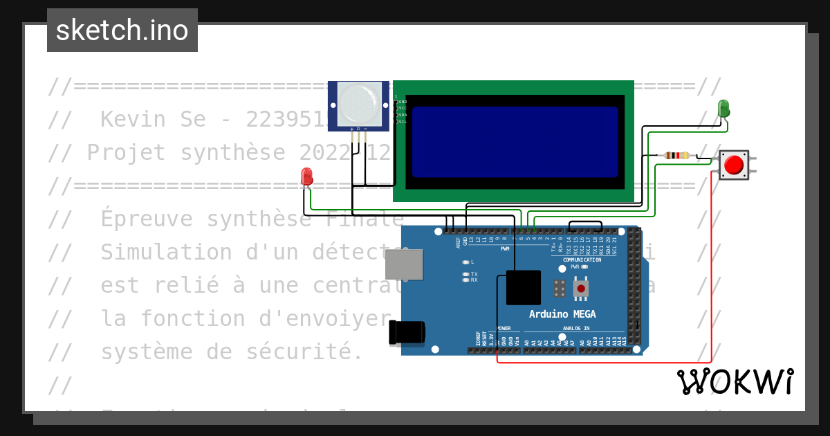 Épreuve Synthèse Wokwi Esp32 Stm32 Arduino Simulator 4904