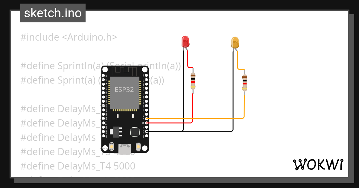 Ex9taskfreertoscblinkled Wokwi Esp32 Stm32 Arduino Simulator 