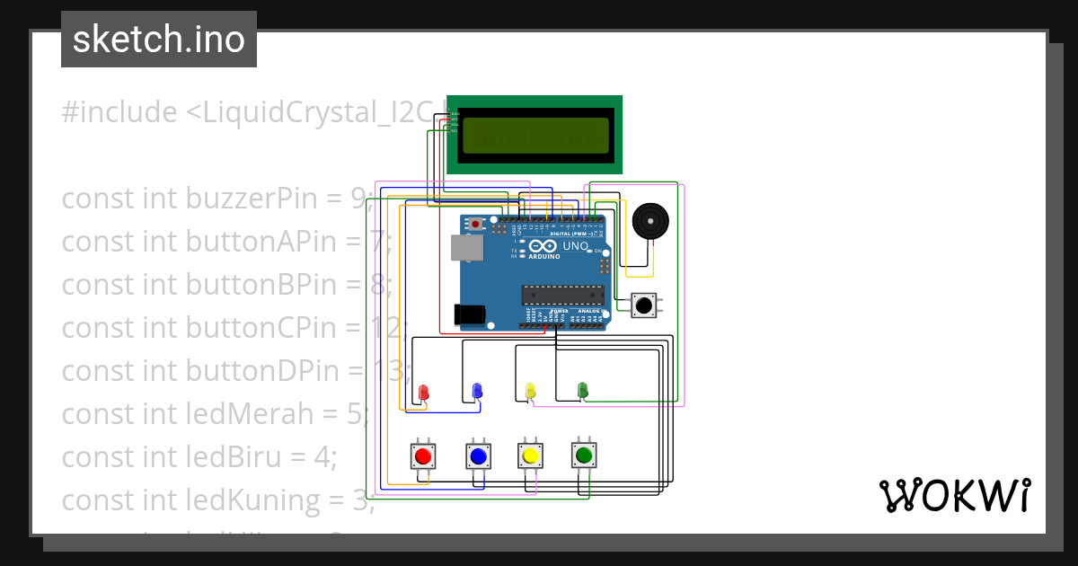 Bel Lcc (wahyu).ino - Wokwi ESP32, STM32, Arduino Simulator
