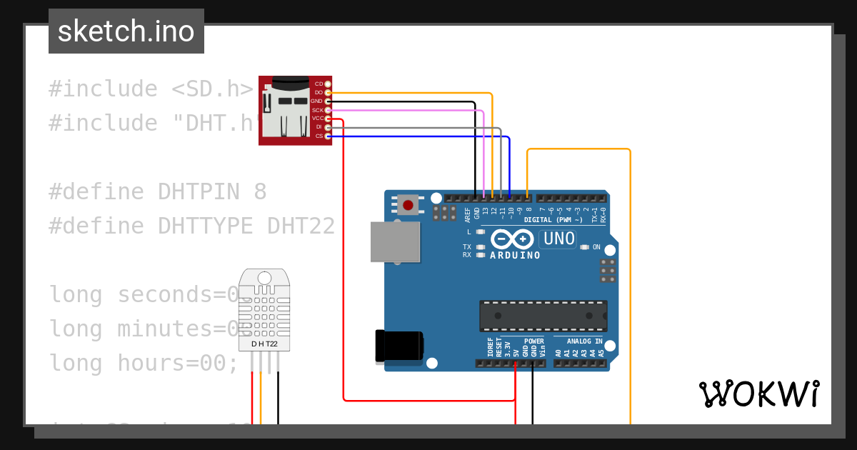 Tempreature And Humidity Copy Wokwi Esp32 Stm32 Arduino Simulator