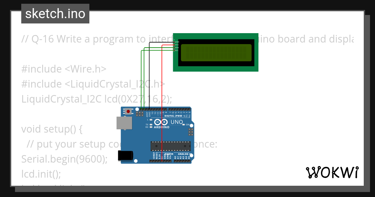 program 16 nielet pdf .ino - Wokwi ESP32, STM32, Arduino Simulator