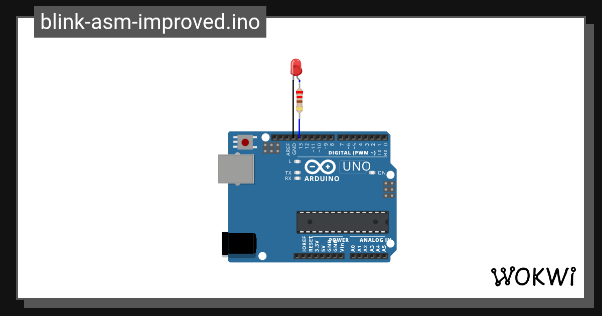 Blink Asm O Wokwi Esp32 Stm32 Arduino Simulator 7865