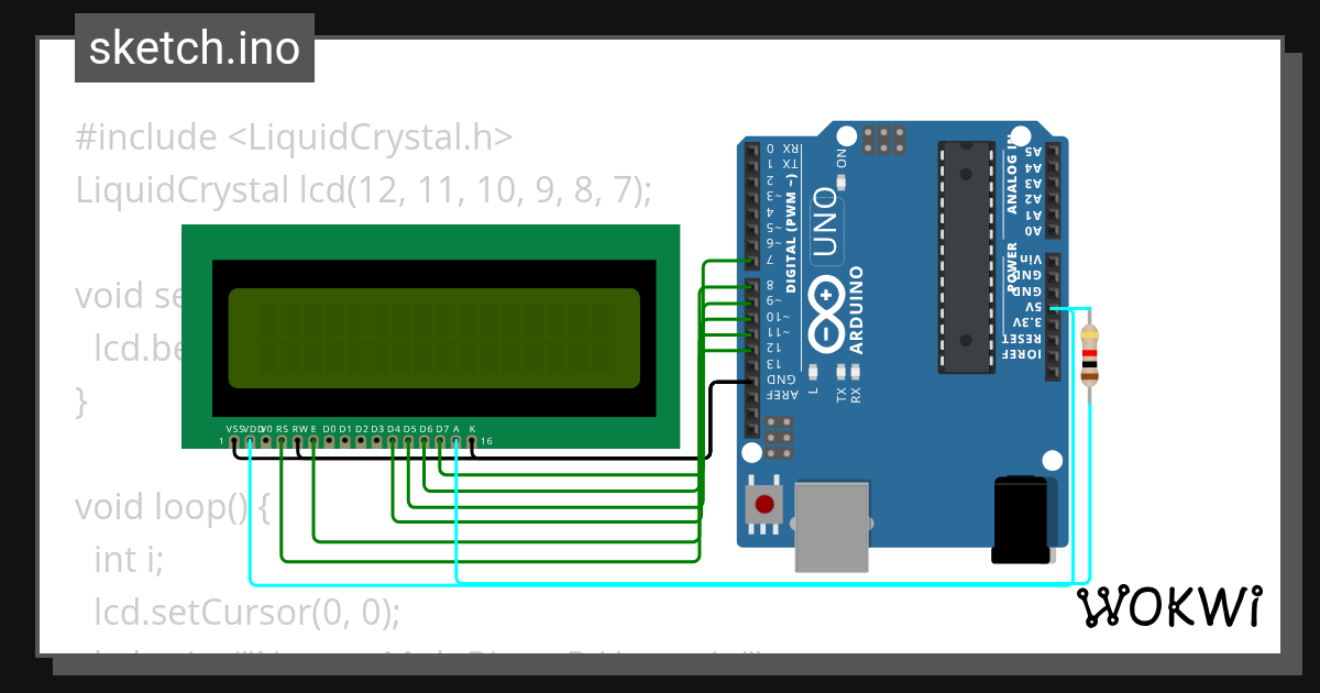 sketch.ino - Wokwi ESP32, STM32, Arduino Simulator