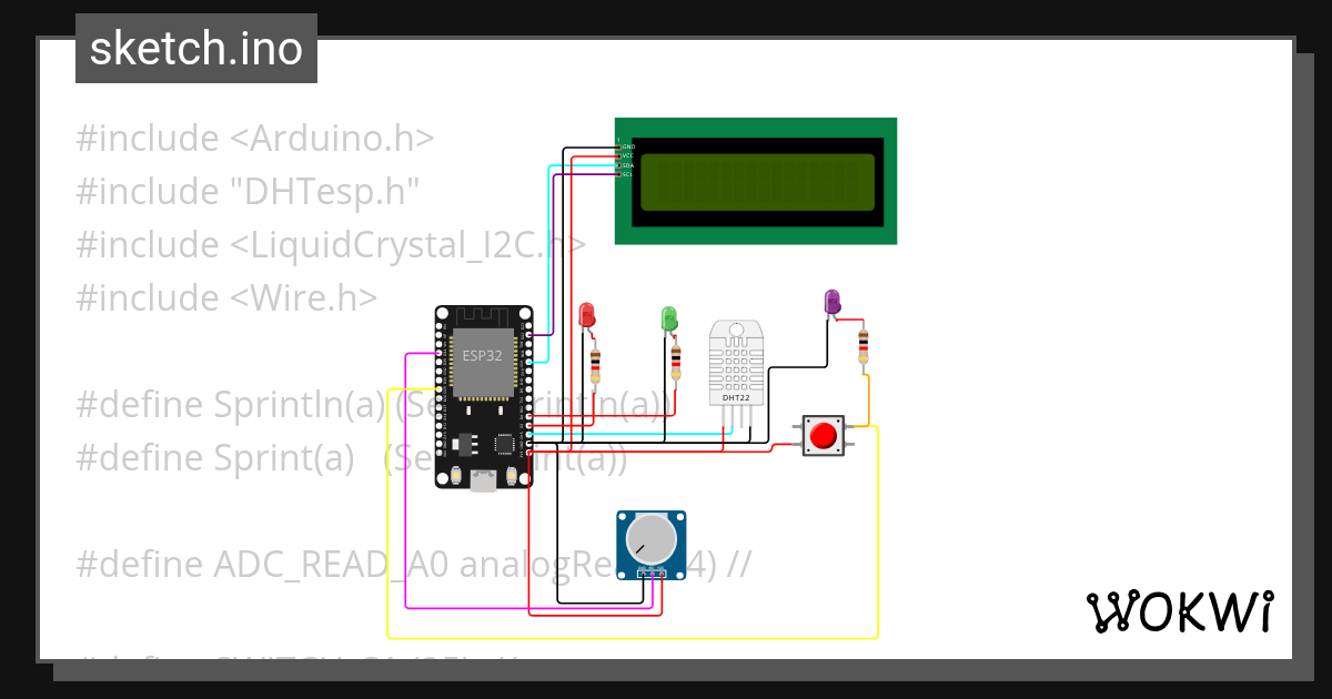 ex11_controlTaskLED&DHT22 - Wokwi ESP32, STM32, Arduino Simulator