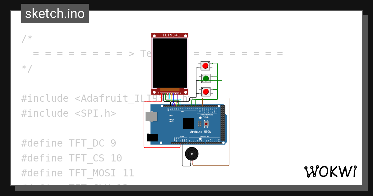 Tetris Wokwi Arduino And Esp32 Simulator