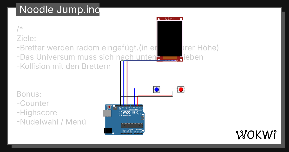 Noodle Jump V4_21.12.22 Probierversion - Wokwi ESP32, STM32, Arduino ...