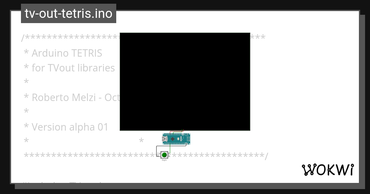 tv-out-tetris.ino - Wokwi Arduino and ESP32 Simulator