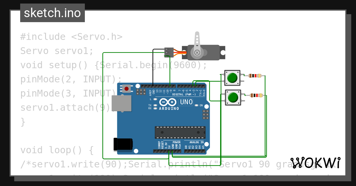 Servo1 3 Topshiriq Wokwi Esp32 Stm32 Arduino Simulator 1910