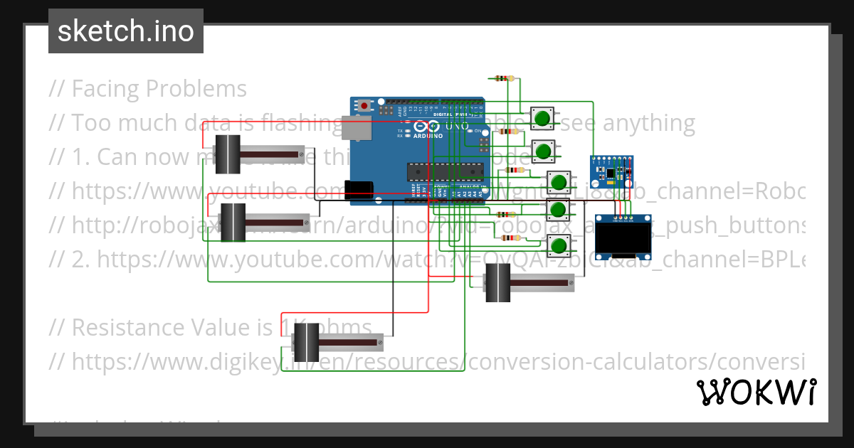 B + G + F V1 - Wokwi Arduino and ESP32 Simulator