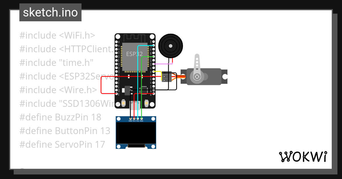 feeder.ino - Wokwi ESP32, STM32, Arduino Simulator