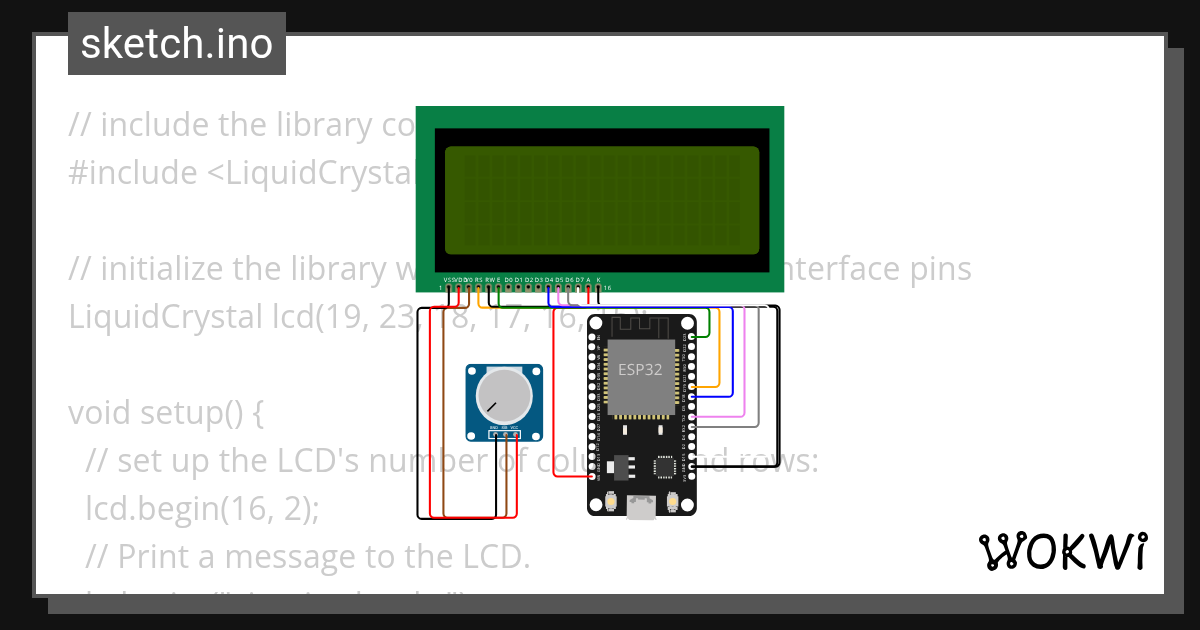 LAB2_EXP1.1 - Wokwi ESP32, STM32, Arduino Simulator