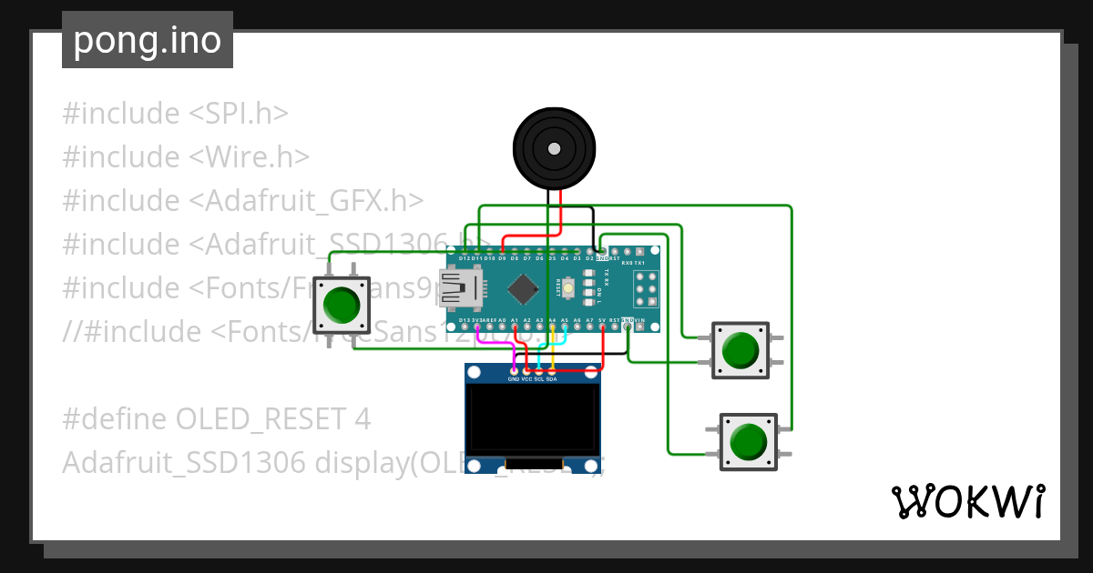 pong.ino copy - Wokwi ESP32, STM32, Arduino Simulator
