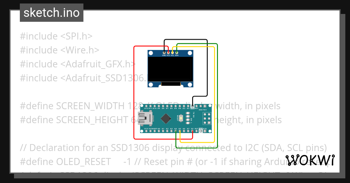 test_oled_display.ino - Wokwi ESP32, STM32, Arduino Simulator