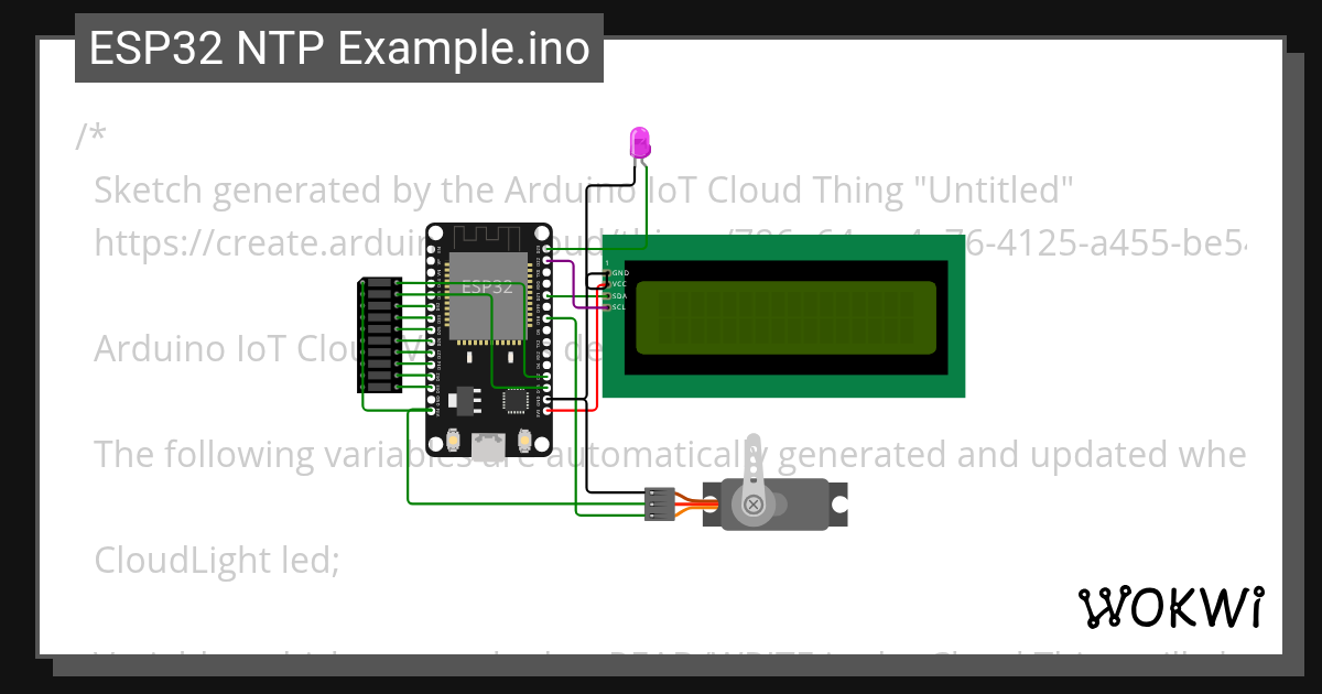 ESP32 IOT - Wokwi ESP32, STM32, Arduino Simulator