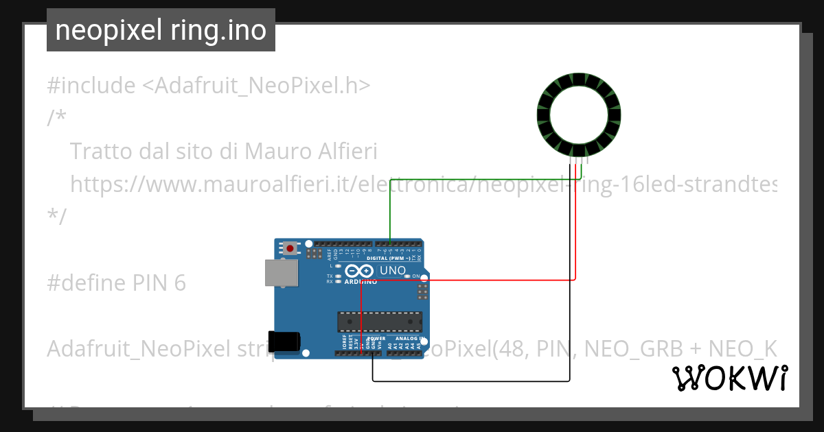 neopixel ring.ino copy - Wokwi ESP32, STM32, Arduino Simulator