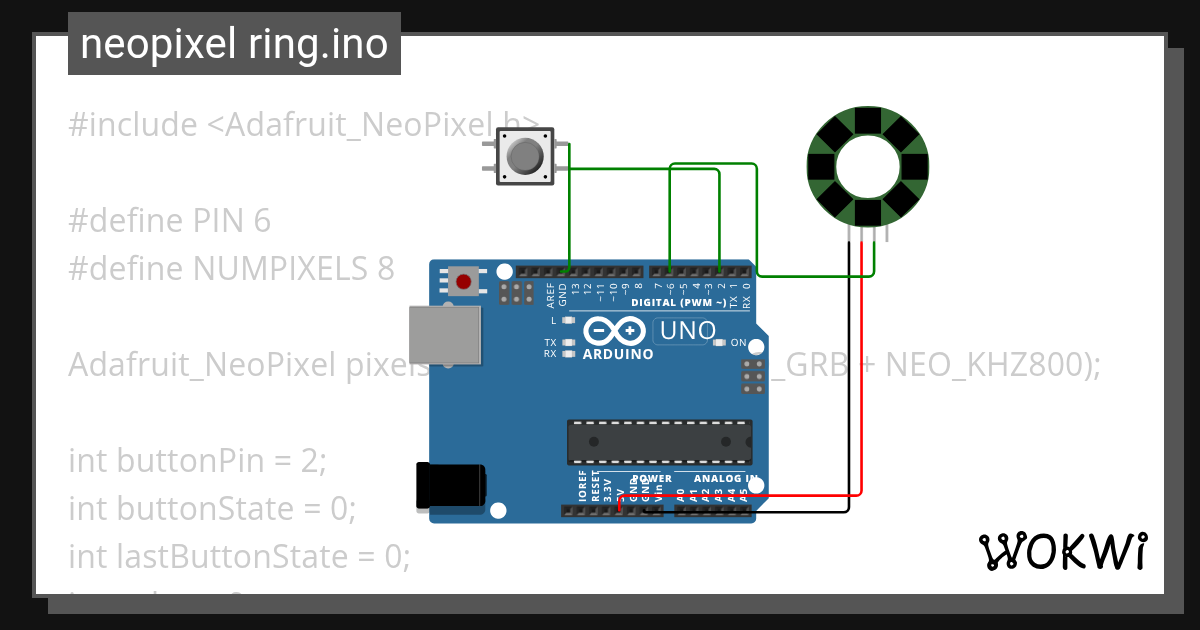 Neopixel O Copy Wokwi Esp32 Stm32 Arduino Simulator