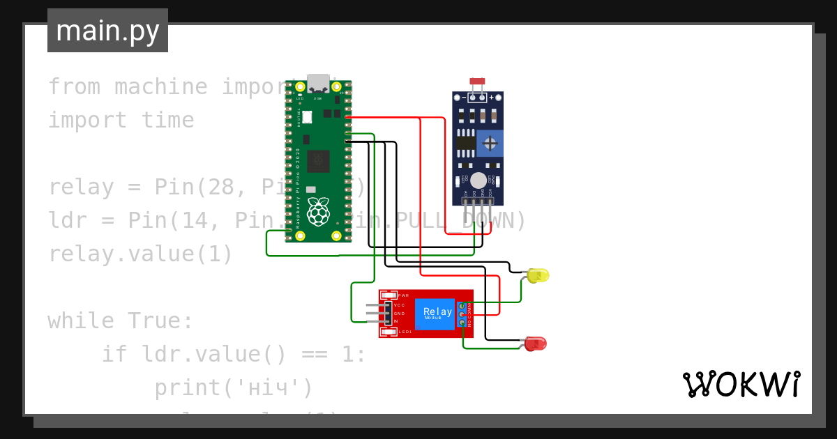 Ldr Sensor Day And Night Detection Wokwi Esp32 Stm32 Arduino Simulator