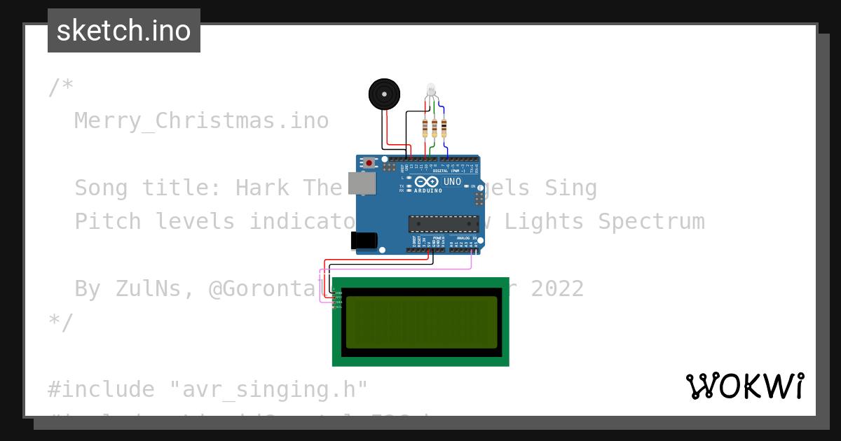 Arduino Music Box Merry Christmas Wokwi Esp32 Stm32 Arduino 3748