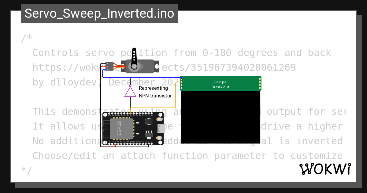 Servosweepo Wokwi Esp32 Stm32 Arduino Simulator