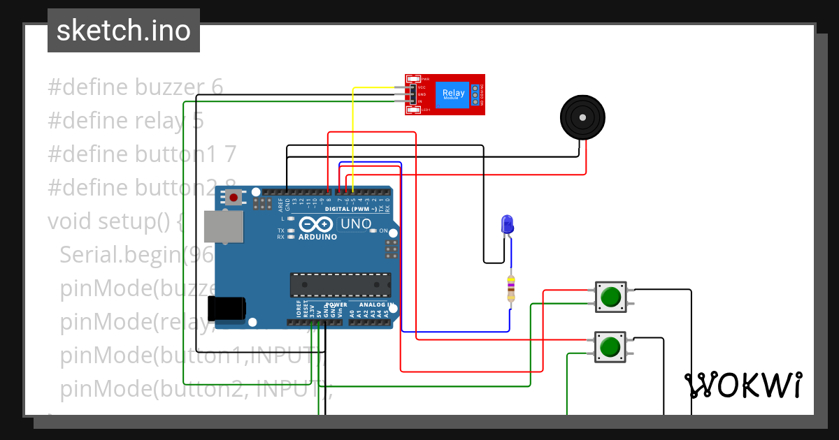 Kendali Sensor Wokwi Esp32 Stm32 Arduino Simulator