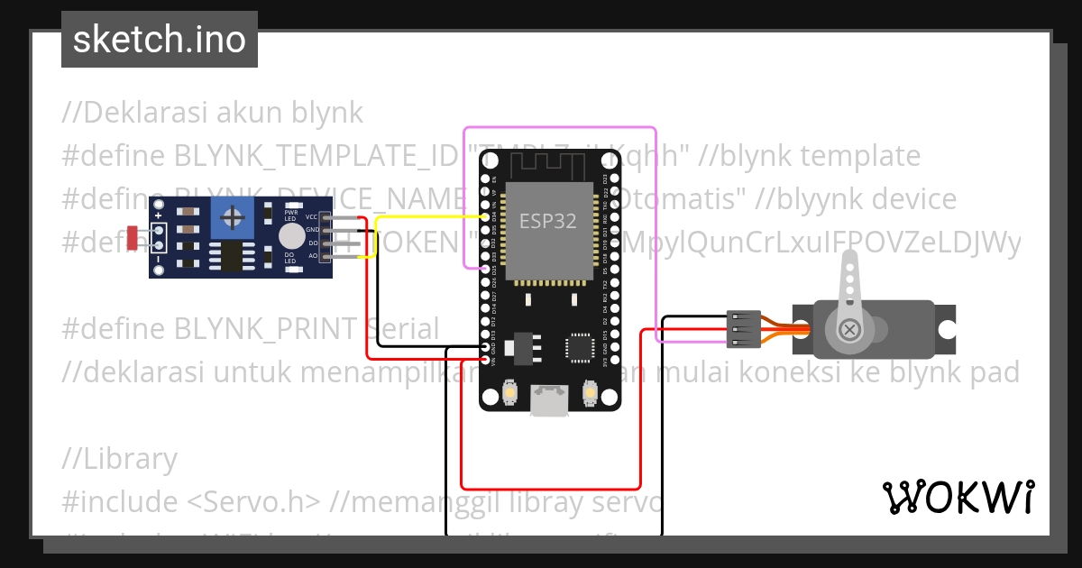 project UAS IOT - Wokwi ESP32, STM32, Arduino Simulator
