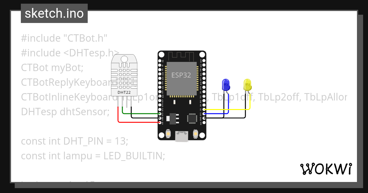 Wokwi - Online ESP32, STM32, Arduino Simulator