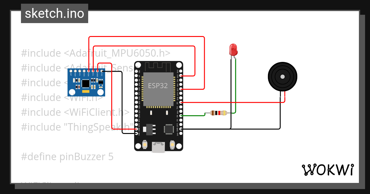 Deteksi Gempa !!! - Wokwi ESP32, STM32, Arduino Simulator