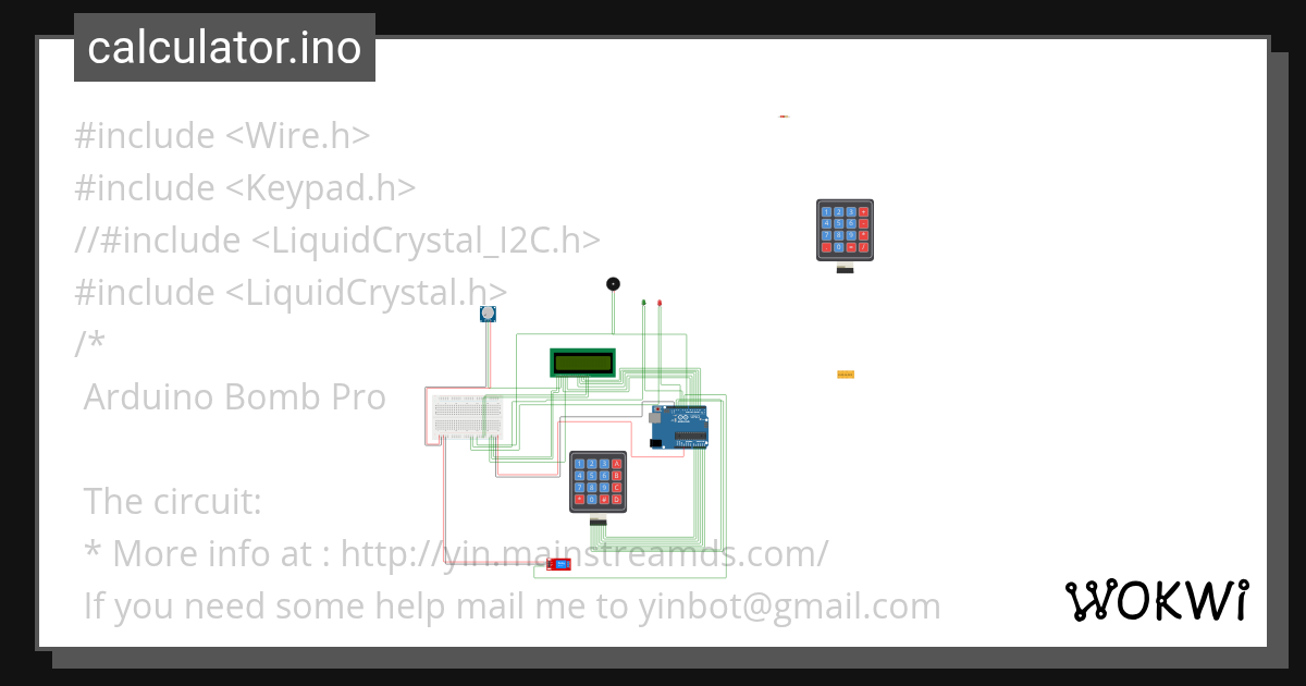 calculator.ino copy - Wokwi ESP32, STM32, Arduino Simulator