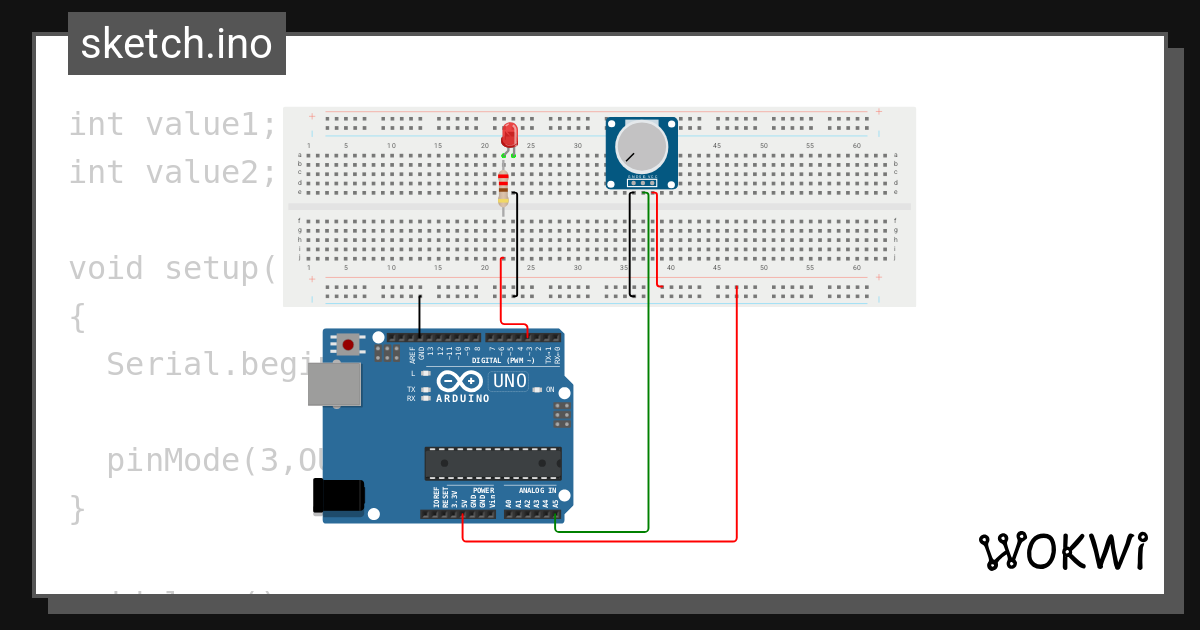 Arduino Nano Led 1 And Potentiometer Wokwi Esp32 Stm32 Arduino