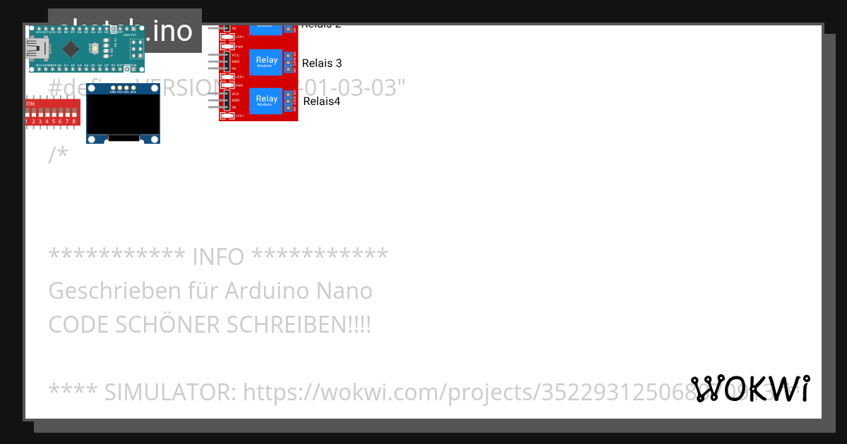Aquarium Nachfüllautomatik - Wokwi ESP32, STM32, Arduino Simulator