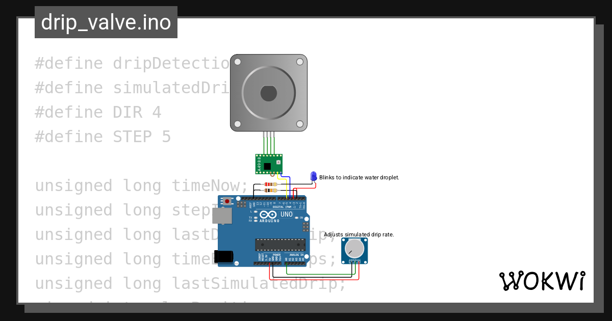 Dripvalve Wokwi Esp32 Stm32 Arduino Simulator