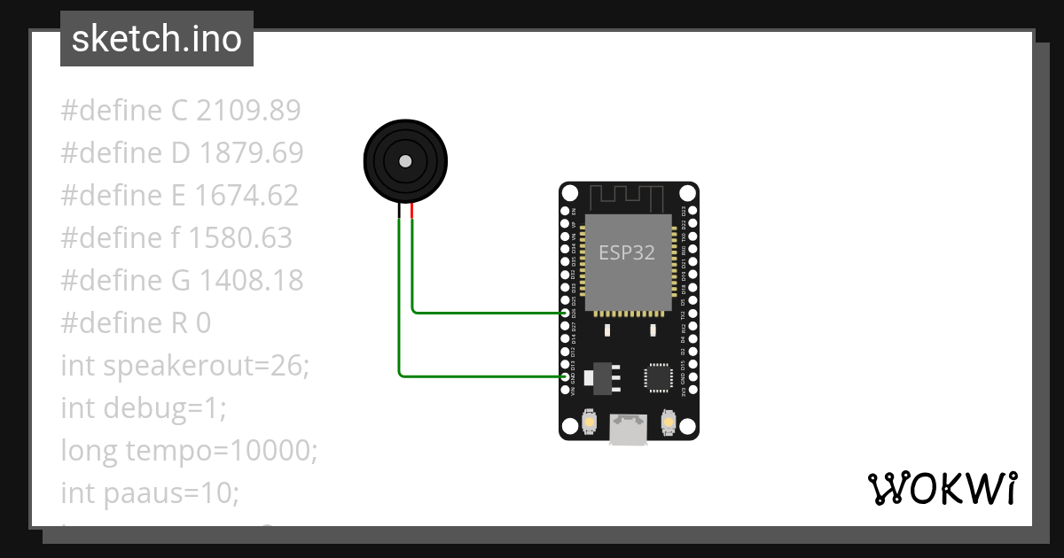 Buzzer Copy Wokwi Esp32 Stm32 Arduino Simulator