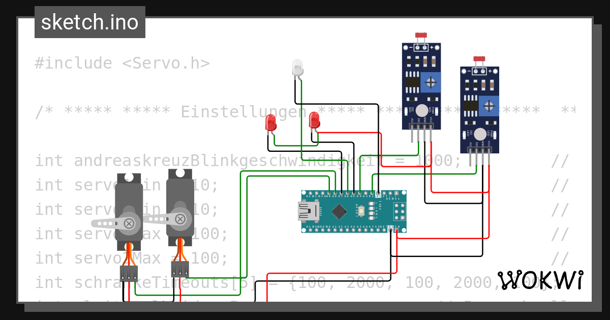 Duitse Spoorwegovergang Wokwi Esp32 Stm32 Arduino Simulator 6873