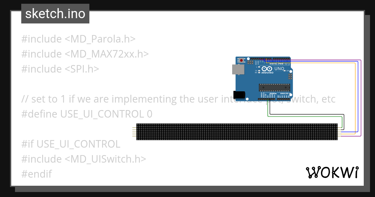 Pantalla - Wokwi ESP32, STM32, Arduino Simulator
