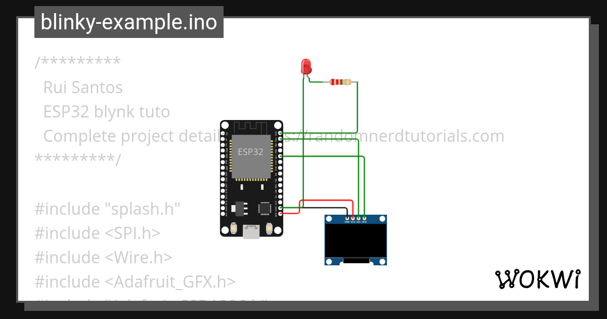 Blinky Exampleo Copy Wokwi Esp32 Stm32 Arduino Simulator 