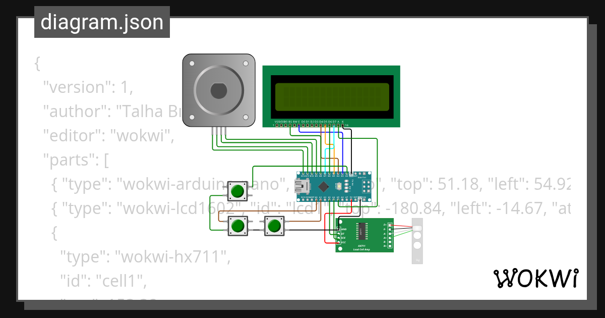 Feed the Cat Tek Buton Deneme - Wokwi ESP32, STM32, Arduino Simulator