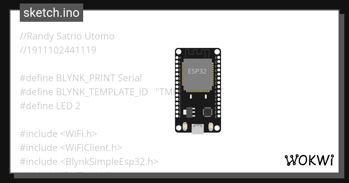 Uas Randy Wokwi Esp32 Stm32 Arduino Simulator