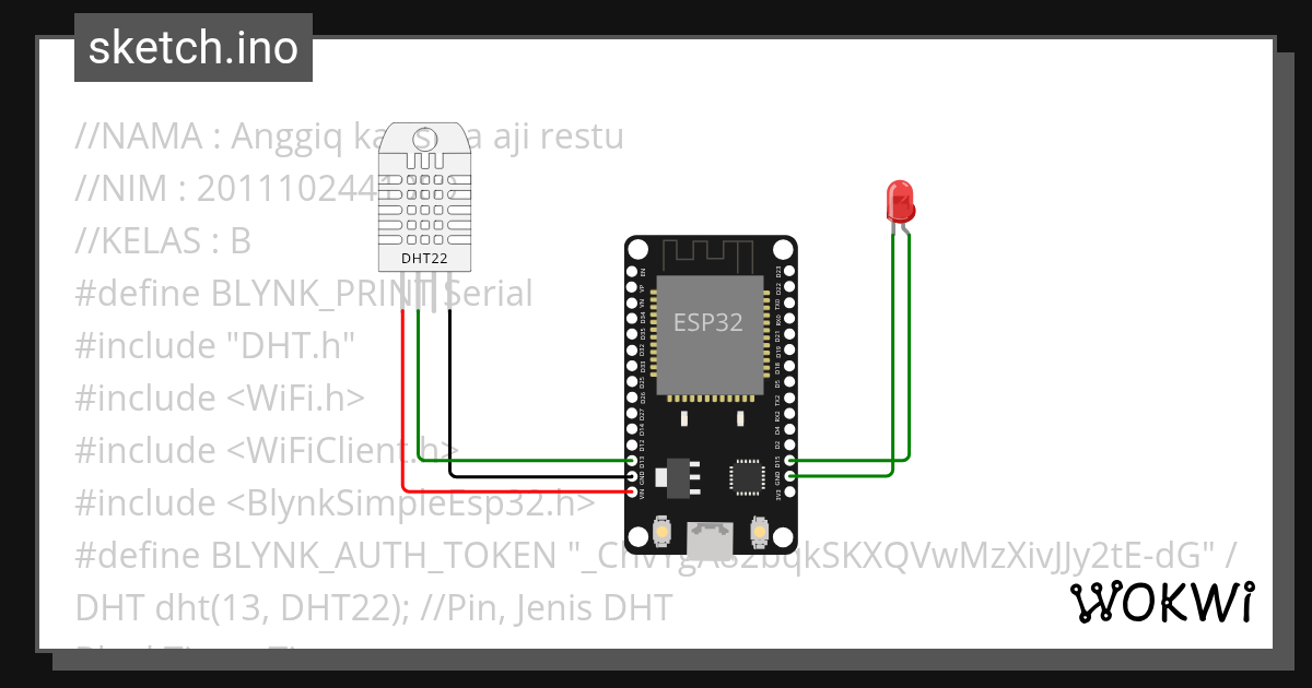 ANGGIQ KARISMA AJI RESTU - Wokwi ESP32, STM32, Arduino Simulator