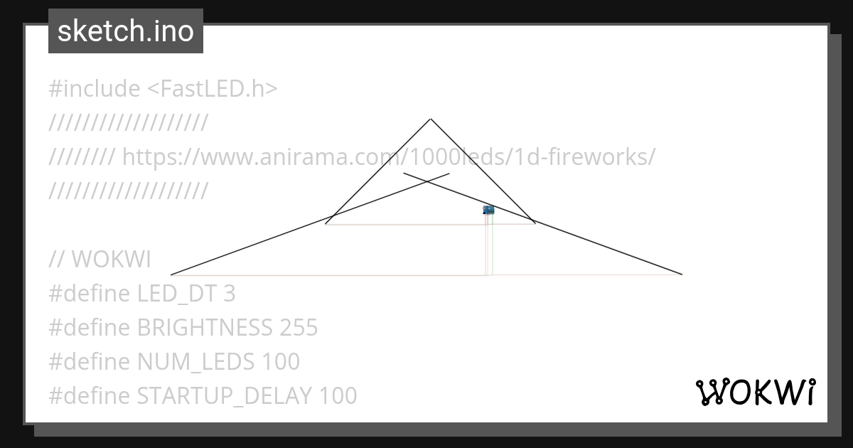 Fireworks 2 - Wokwi ESP32, STM32, Arduino Simulator